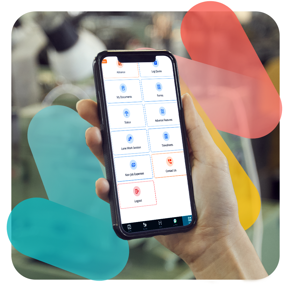 Create Digital Job Sheets on the go via Our Mobile App